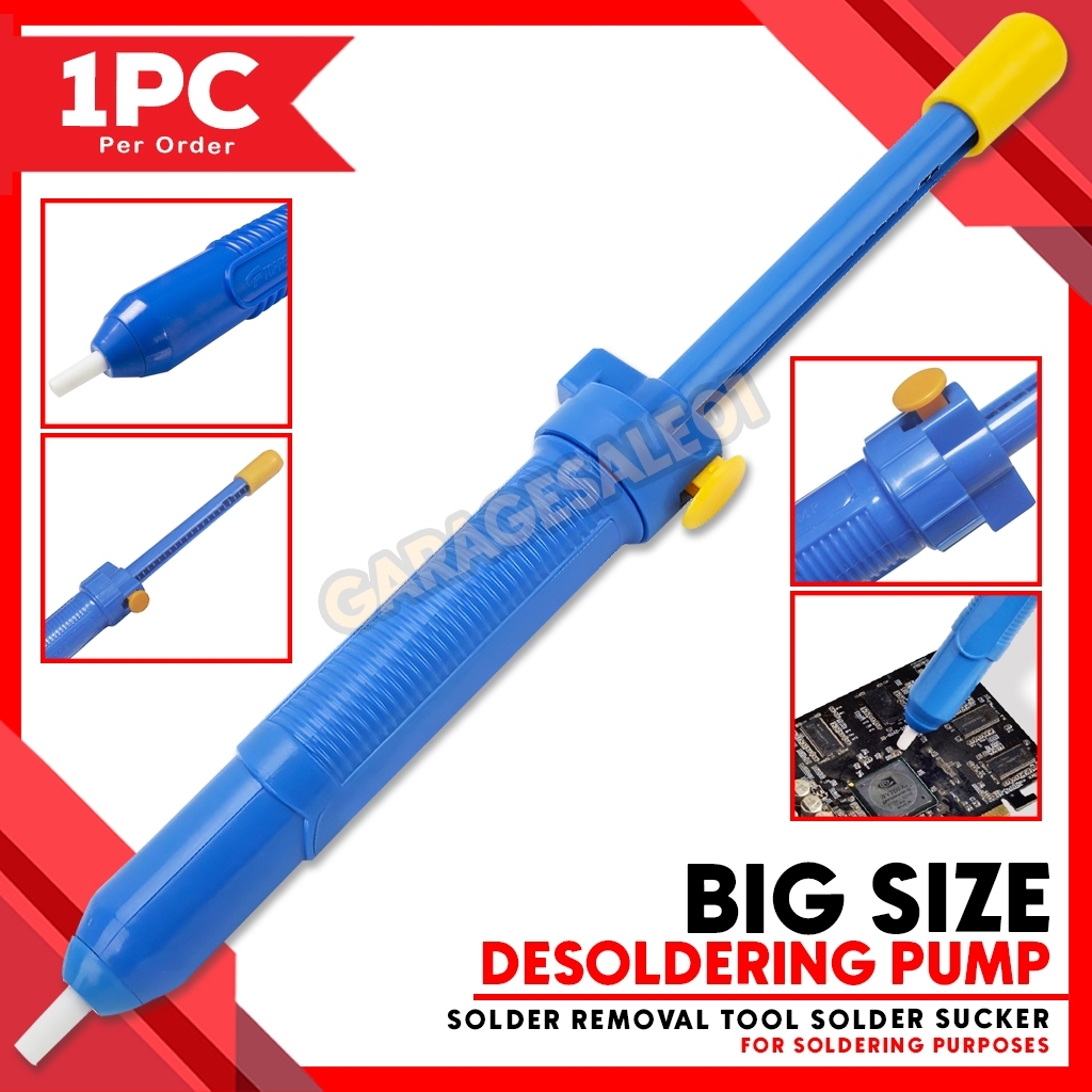 GS10 Desoldering Pump Big Size Solder Removal Welding Repair Tools ...