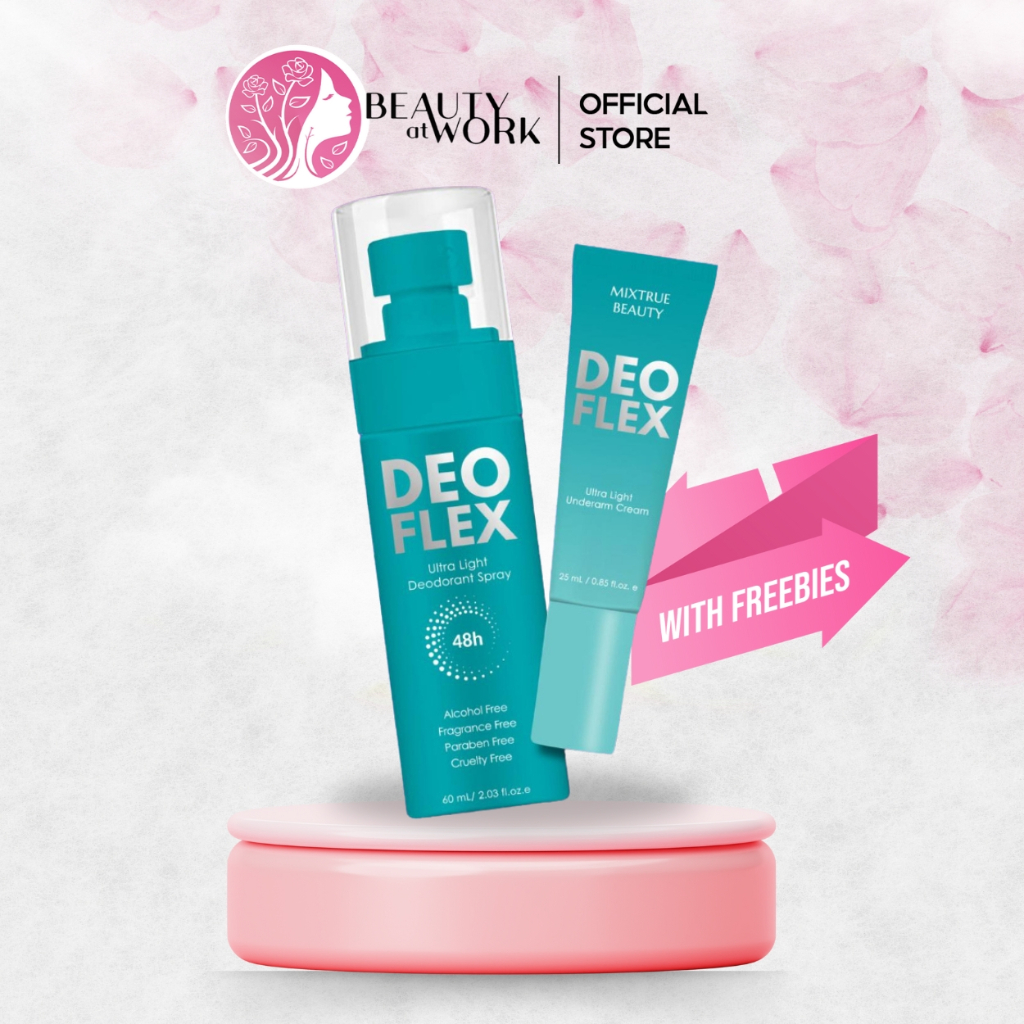 Deoflex Underarm Whiitening Cream and Spray (Combo) | Shopee Philippines