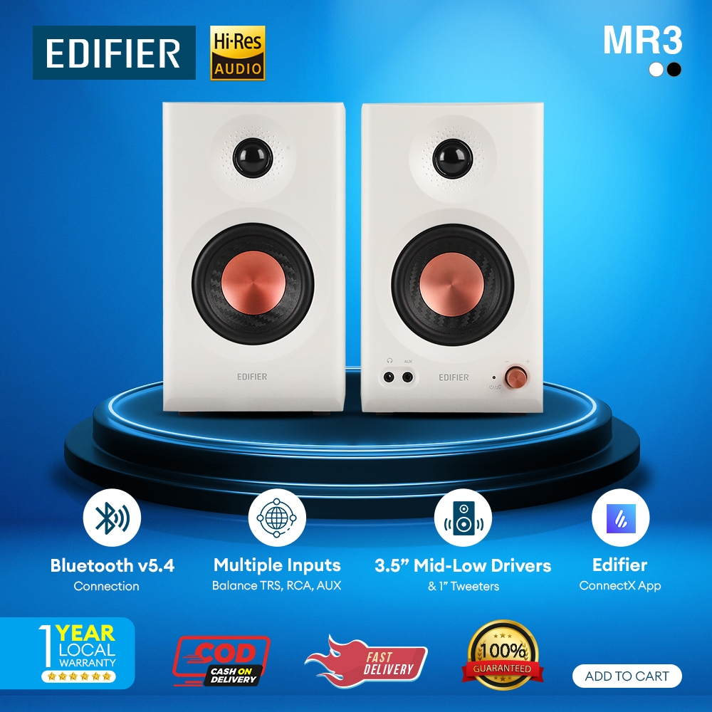 EDIFIER MR3 – Bluetooth monitor speaker with quality sound performance | Shopee Philippines