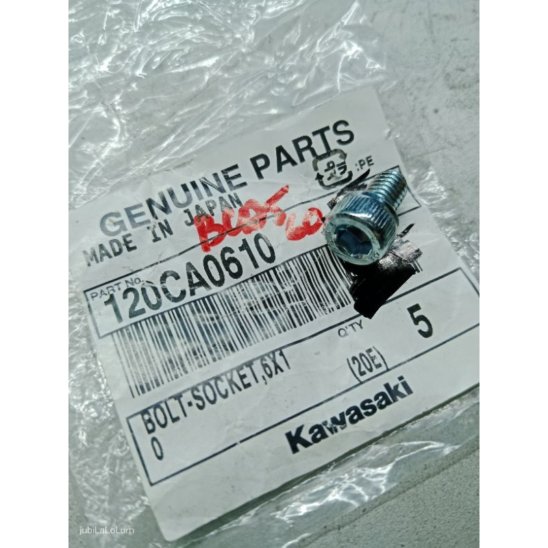 Kawasaki BC175 BARAKO 175 Allen Bolt 6x10 for Weight Decomp (Genuine ...