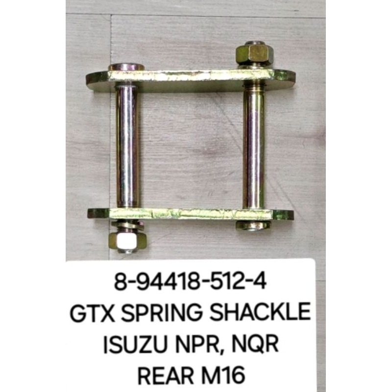 SPRING SHACKLE ISUZU NPR, NQR, (REAR) M16 | Shopee Philippines