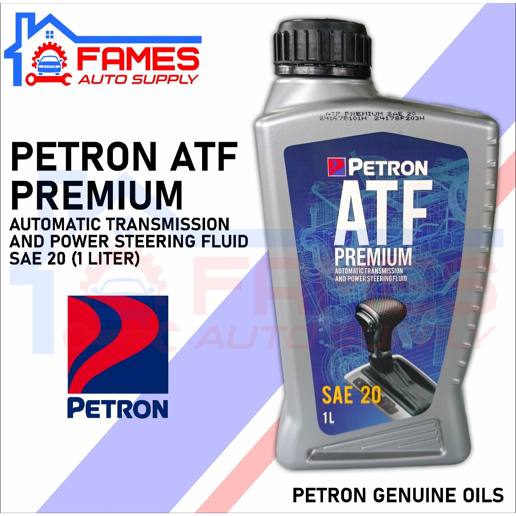1 Liter Petron ATF Premium SAE 20 Automatic Transmission & Power ...