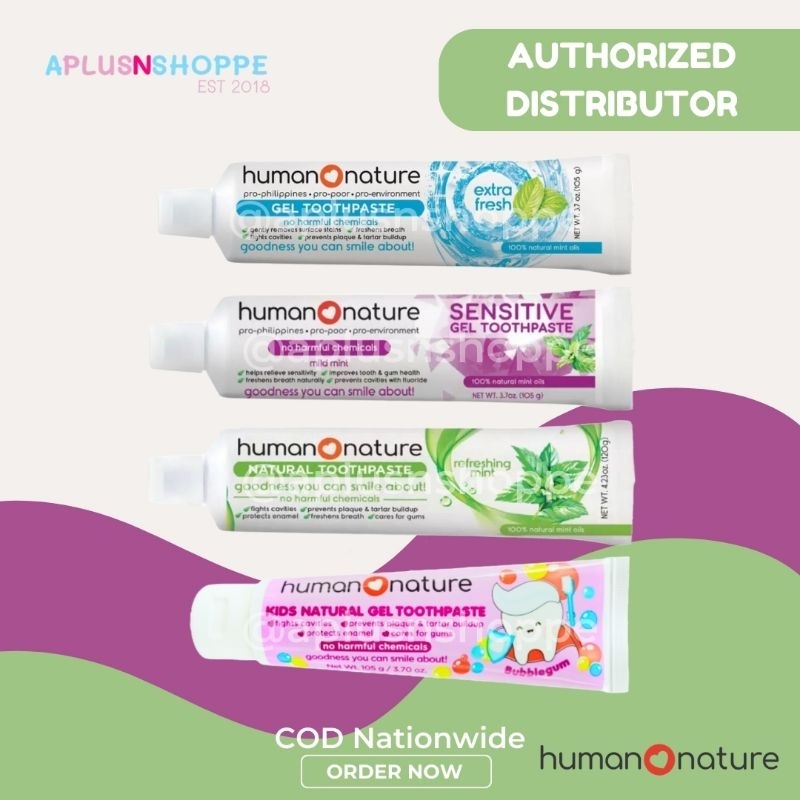 Human Nature Natural Toothpaste (Sold Separately) | Shopee Philippines