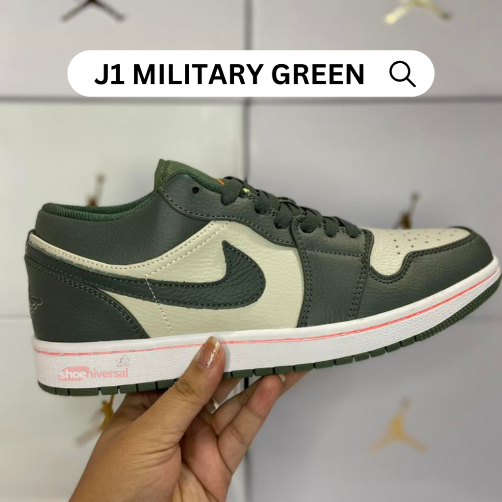 J1 — Military Green Sneakers for Men and Women | Shopee Philippines