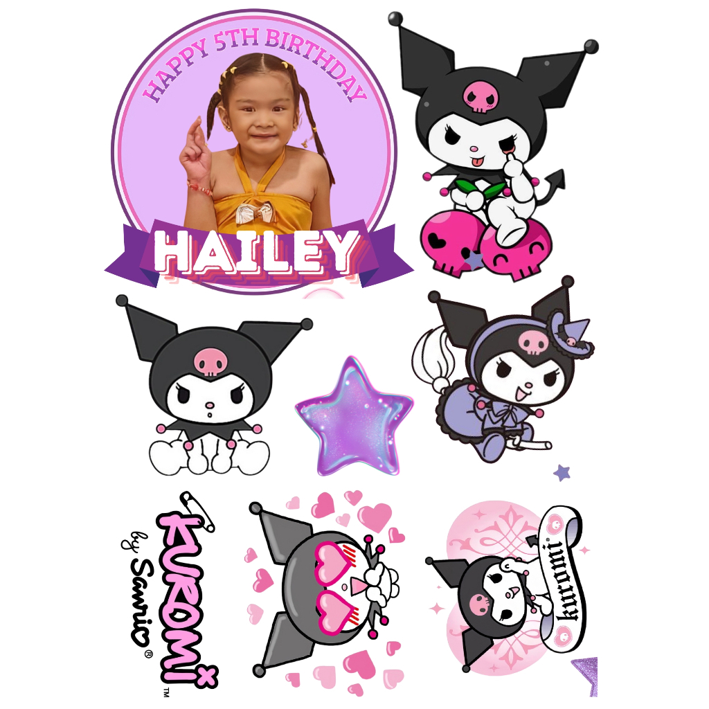 kuromi cake topper | personalized cake topper korumi | Shopee Philippines