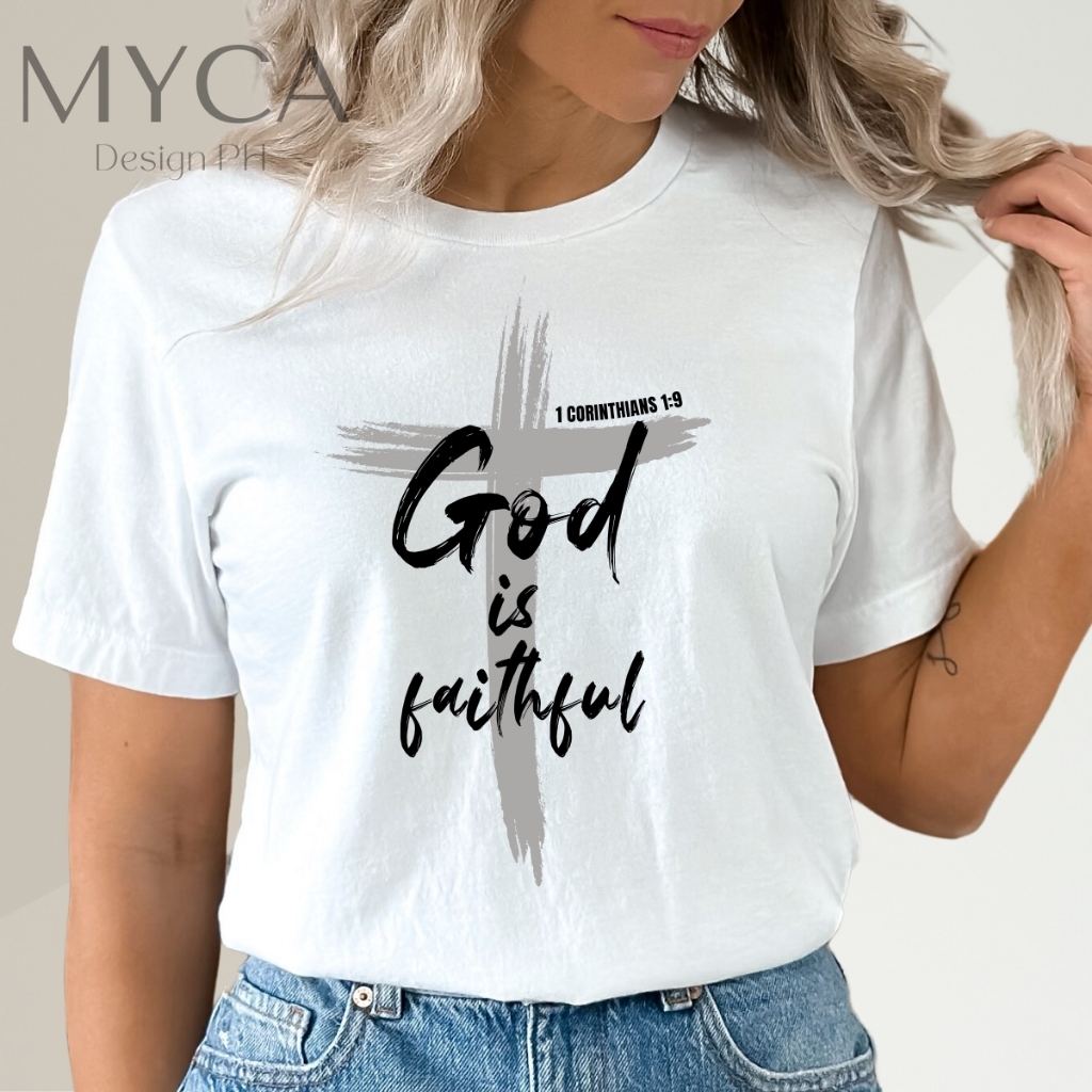 God is Faithful 1 Corinthians 1:9 Christian Shirt Sublimation Shirt ...