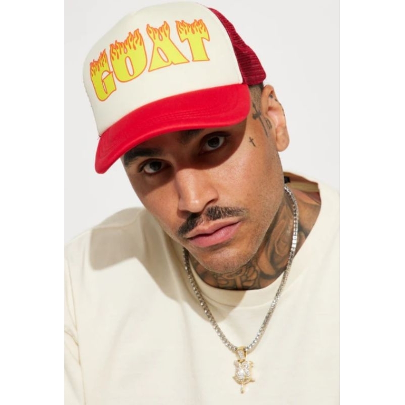 Rare Flaming Goat trucker cap | Shopee Philippines
