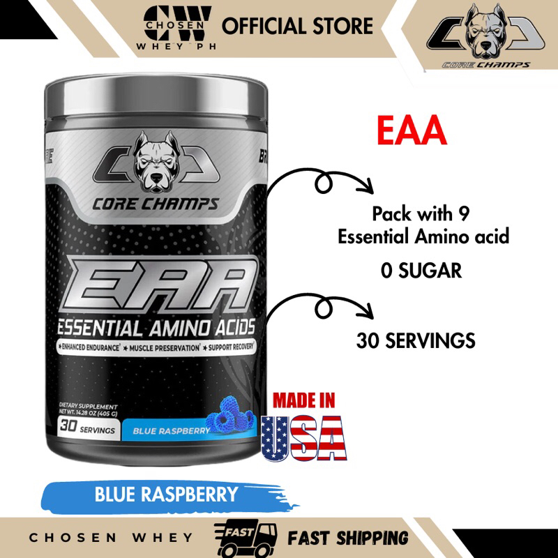 CORE CHAMPS EAA ESSENTIAL AMINO ACID 30 SERVINGS | Shopee Philippines