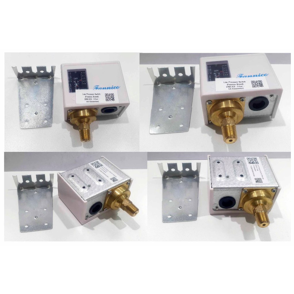Low Pressure Switch (Fannico Brand) (FNC-K3 - 3 bar - 1/4 Connector ...