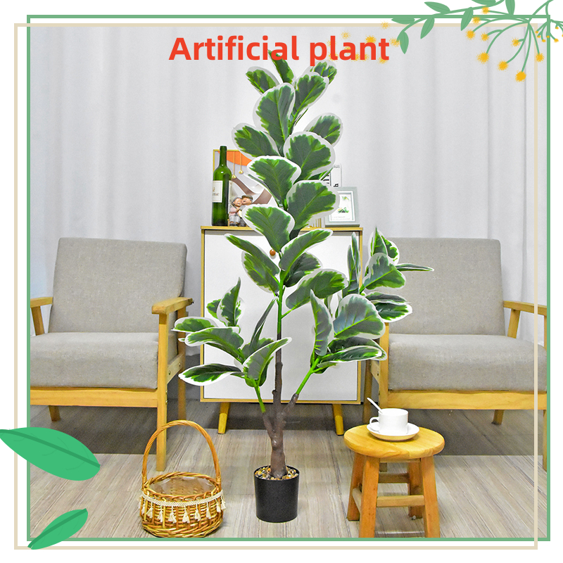 120cm big Artificial Plants Fiddle Leaf Fig Tree Ficus Lyrata Plant For ...