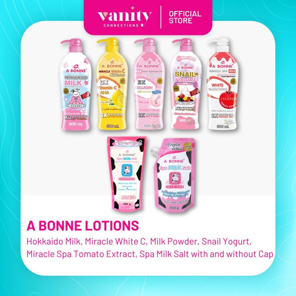 A Bonne Lotion and Scrubs 350g - 500ml | Shopee Philippines