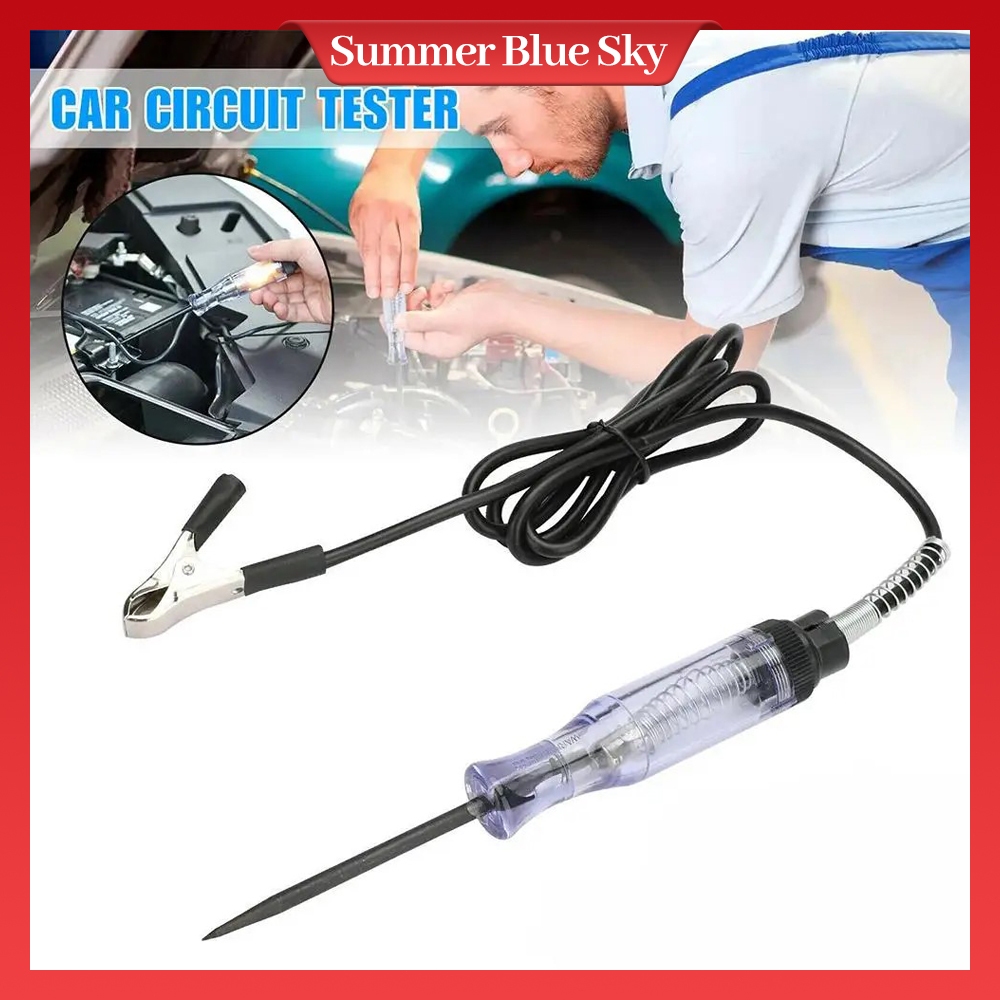 6V/12V/24V car truck voltage circuit tester probe light bulb automatic ...
