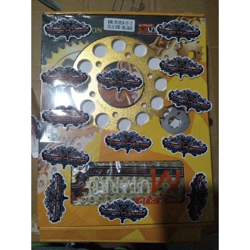 Mutarru Sprocket & Chain Set for Sniper 150 & 155 | Shopee Philippines