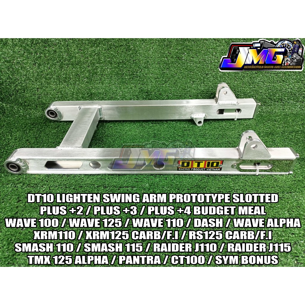 DT10 LIGHTEN SWING ARM SLOTTED PLUS+2/PLUS+3/PLUS+4 BUDGET MEAL SMASH110/SMASH 115/ RAIDERJ110 ...