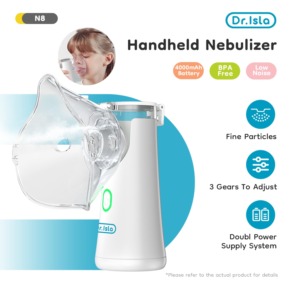 Dr.isla Portable Nebulizer Handheld Kids Adult Atomizer Inhaler ...