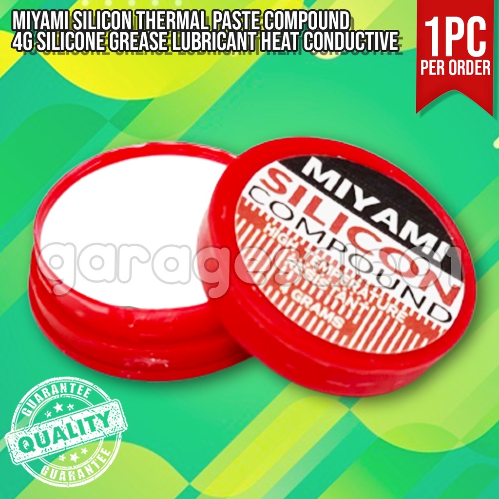 GS10 Miyami Silicon Thermal Paste Compound 4G Silicone Grease Lubricant ...