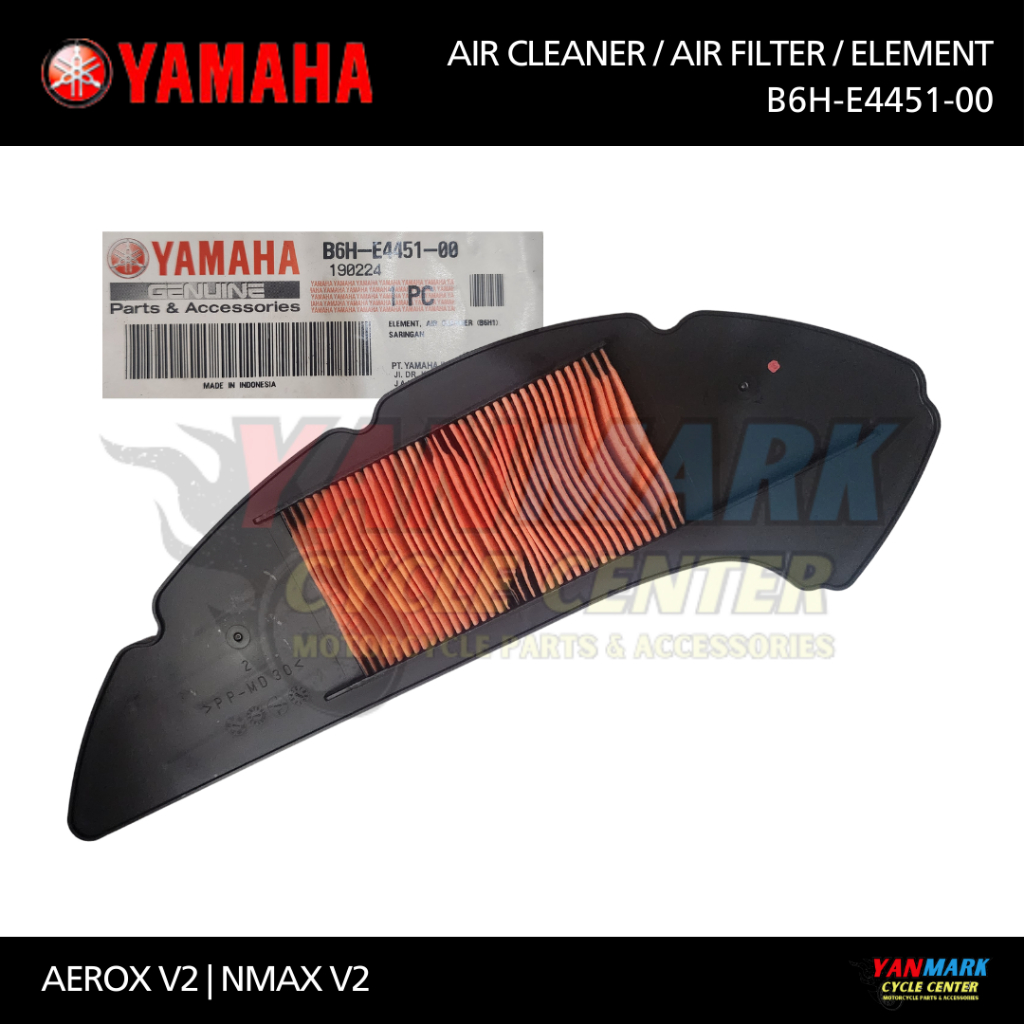 ORIGINAL YAMAHA - AIR CLEANER / AIR FILTER / ELEMENT - AEROX V2 | NMAX ...