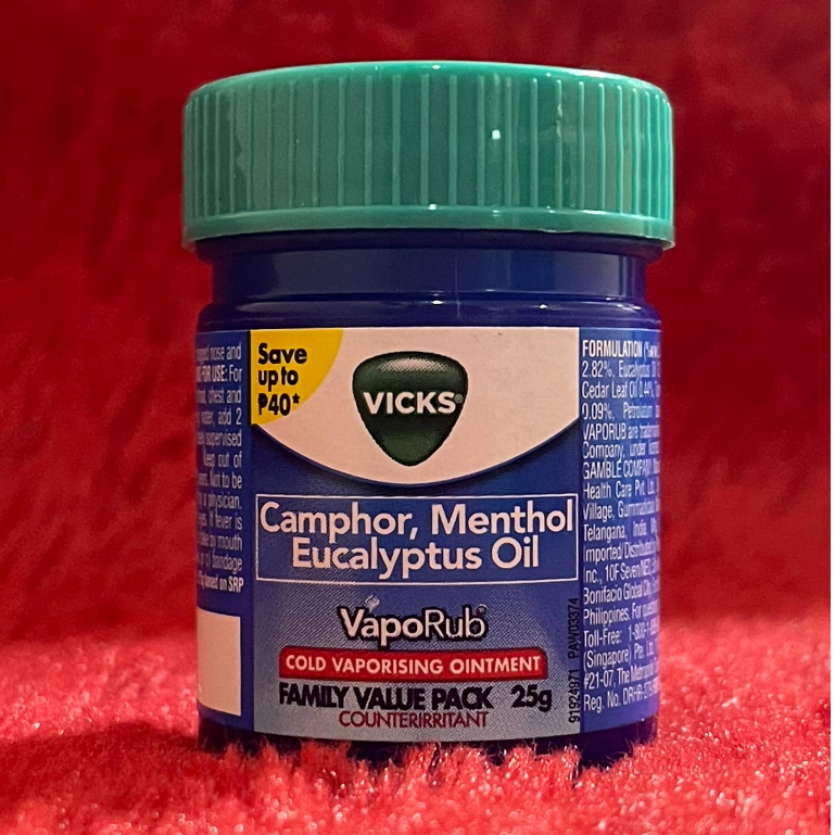 Vicks VapoRub Camphor Menthol Eucalyptus Oil 25g/50g | Shopee Philippines