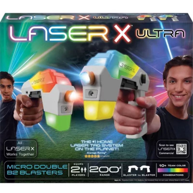 Laser X Ultra Micro Double Blaster 200 Range | Shopee Philippines