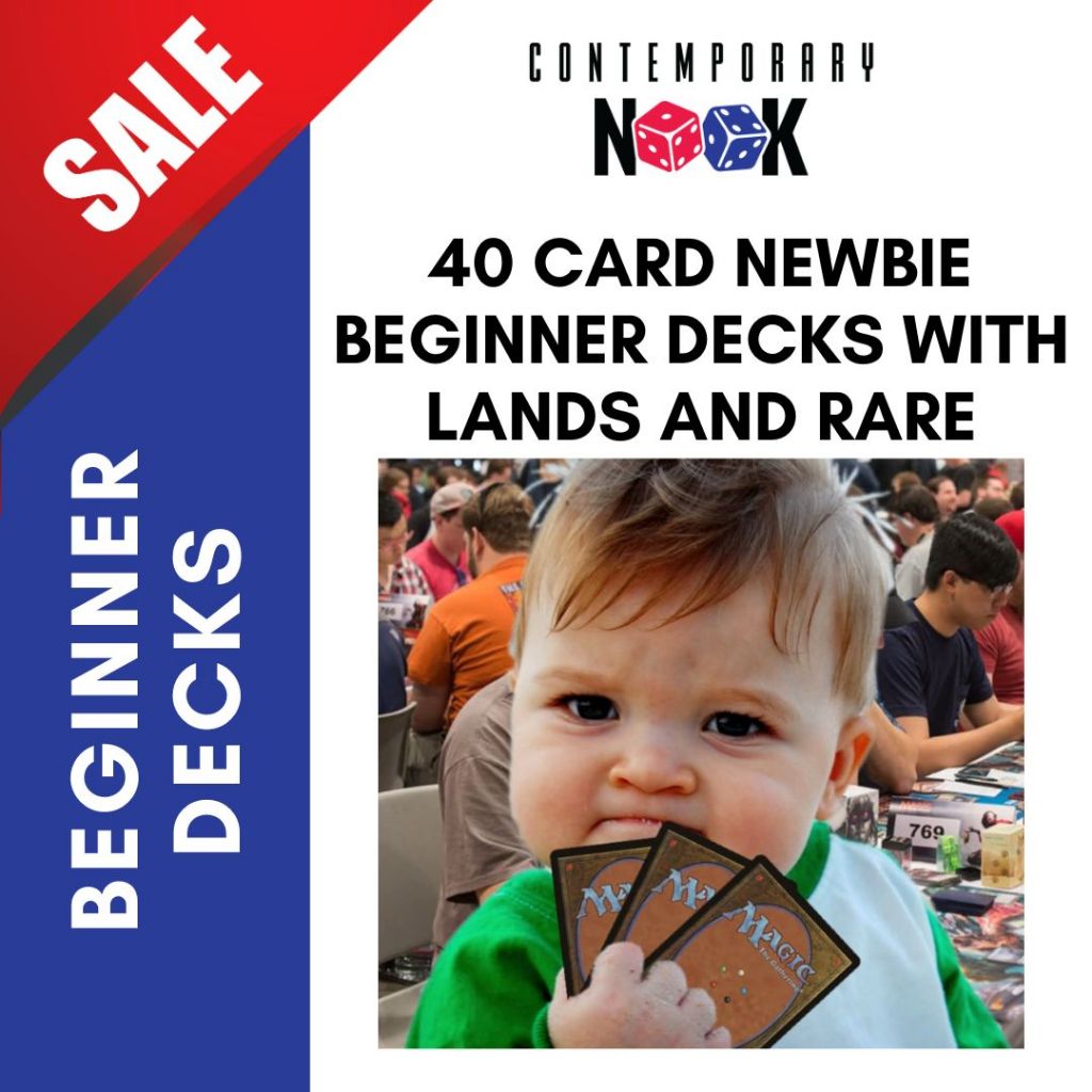 MTG: 40 Card Newbie Beginner Decks with Lands and Rare Card | ₱300-₱550 ...