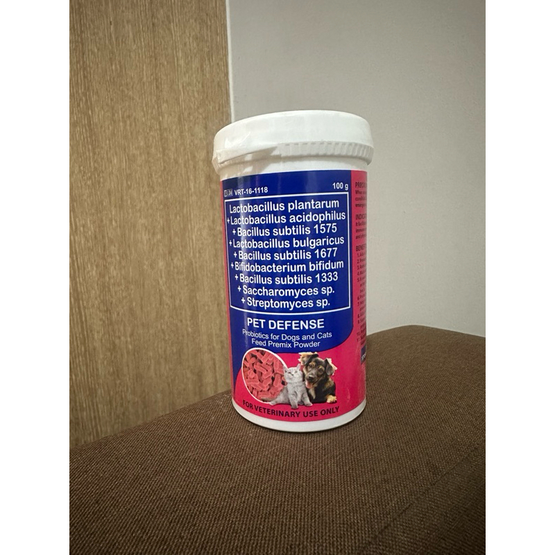 Pet Defense Probiotic Feed Premix Powder for Cats and Dogs 100g ...