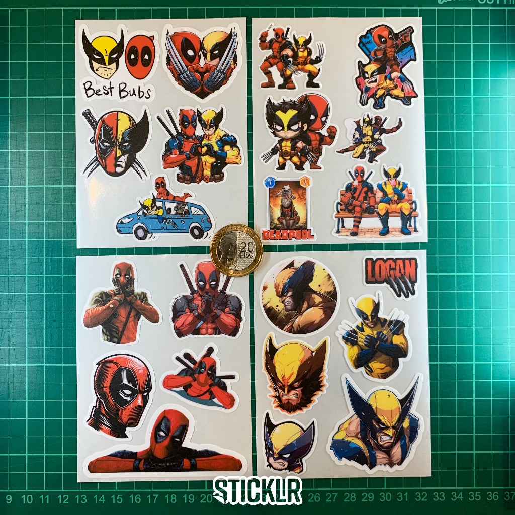 Deadpool & Wolverine Stickers | Marvel | Sticklr Pack | Shopee Philippines