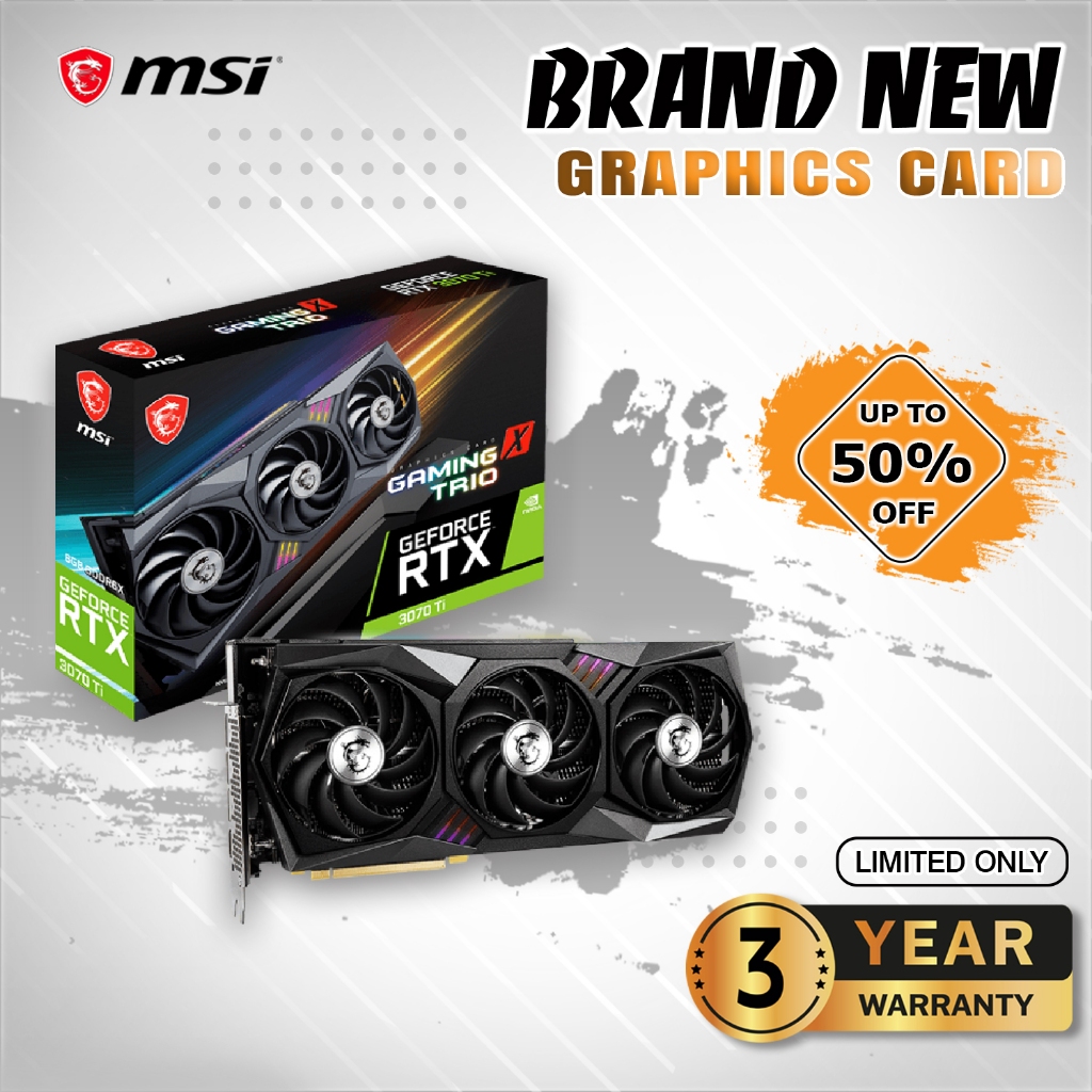 MSI GeForce RTX 3070 Ti GAMING X TRIO 8GB GDDR6X | Shopee Philippines