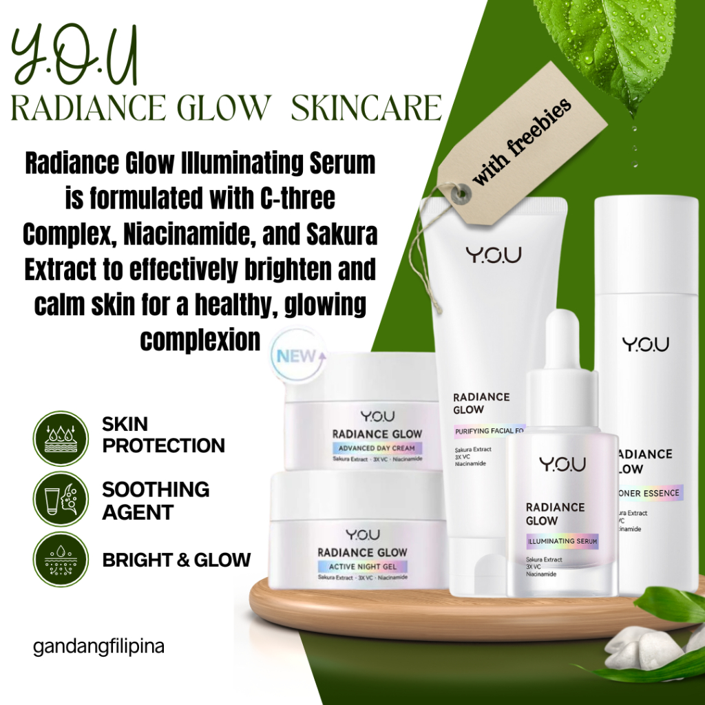 Y.O.U Radiance Glow Illuminating Serum | Sakura Extract | Niacinamide ...