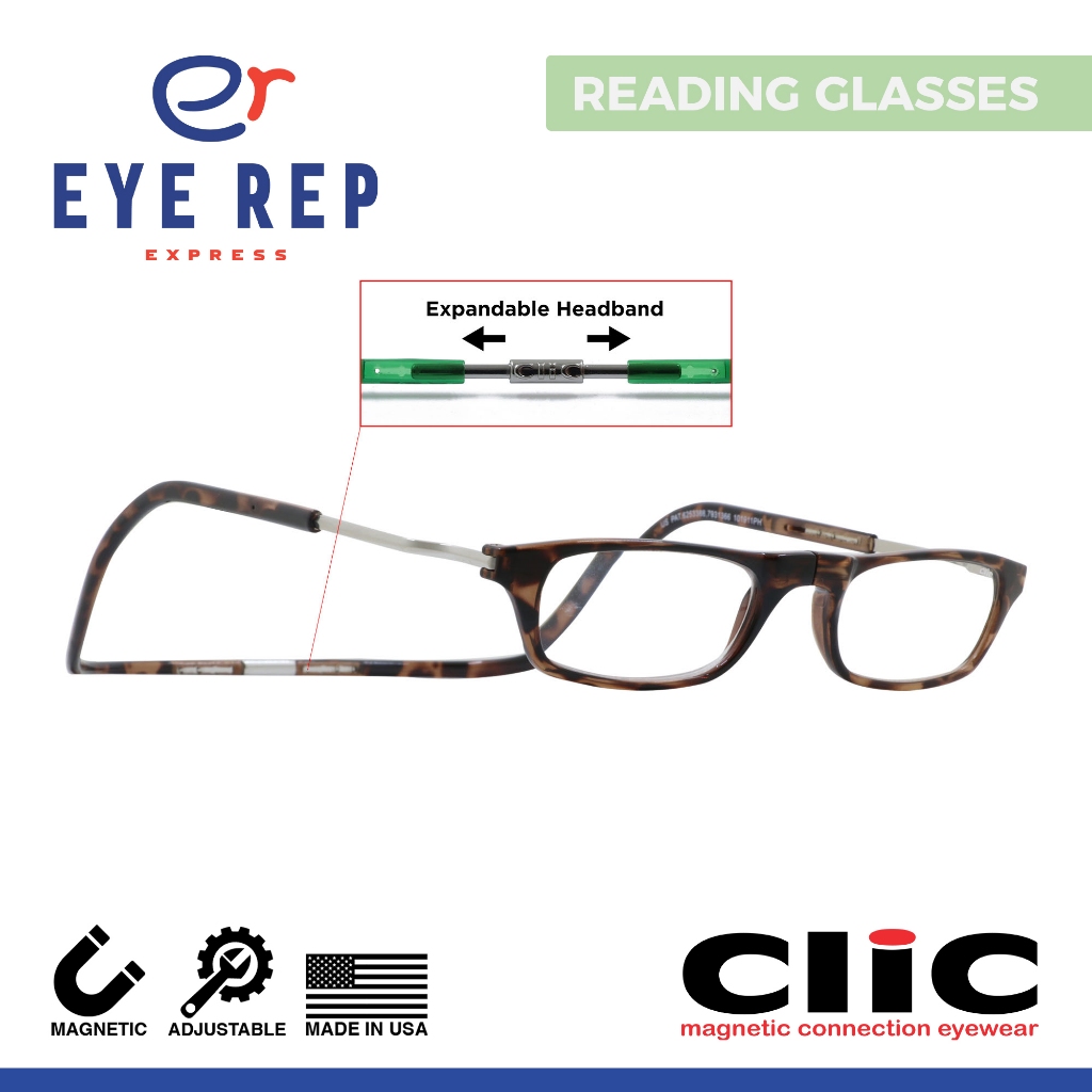 Clic Magnetic XXL Reading Glasses Grade +1.00 to +3.00 | EYE REP ...