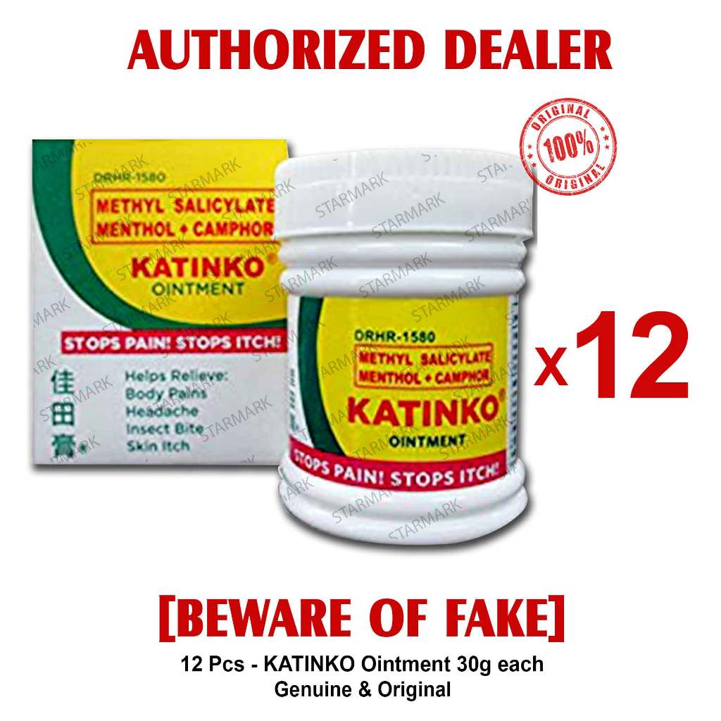 Katinko Ointment 30g 30 grams - Genuine and Original - 12 Pcs | Shopee ...