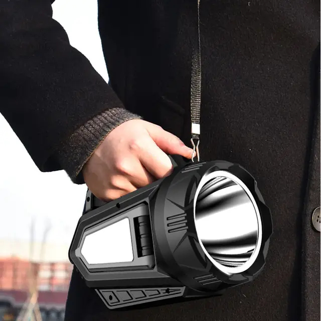 X-Aircraft LED outdoor strong light long-range portable light USB ...