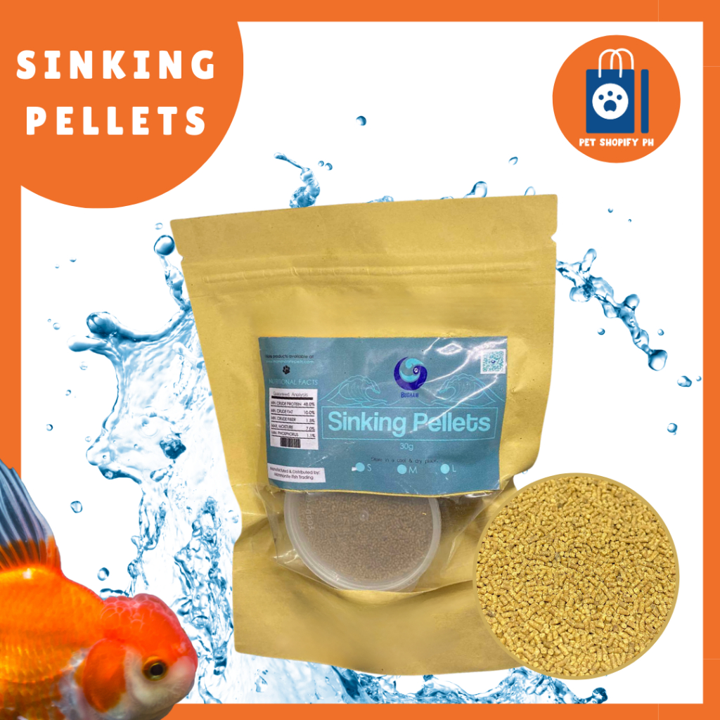 Sinker Sinking Pellets Feeds Granules Fish Food 30g | Shopee Philippines