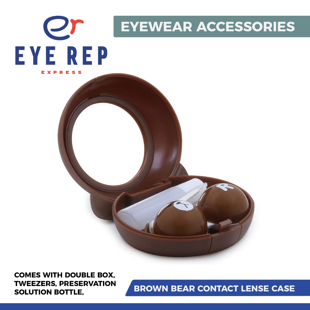 Contact Lens Case Holder Set for Clear/Colored Contact Lenses ...