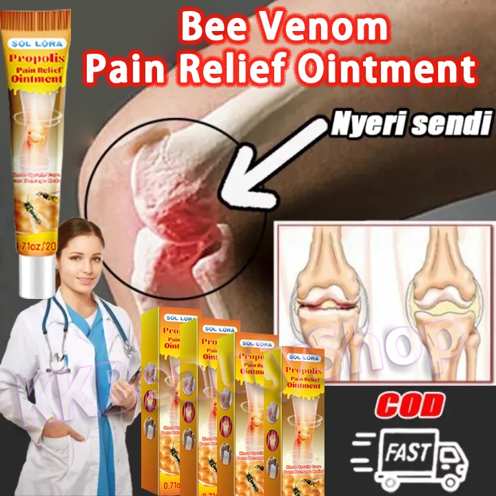 Bee Venom Pain Relief Ointment Analgesic Cream Treat Knee Arthritis ...