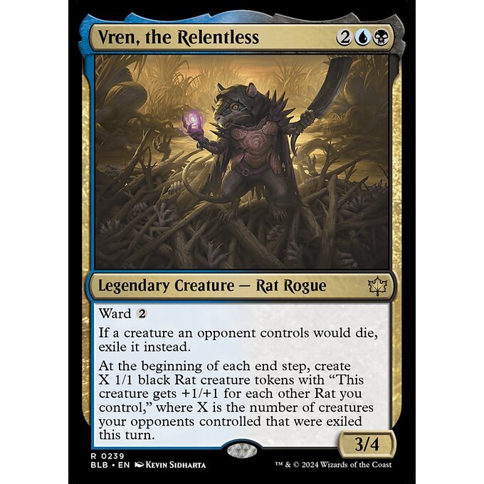 MTG Vren, the Relentless (BLB) - Non Foil | Shopee Philippines