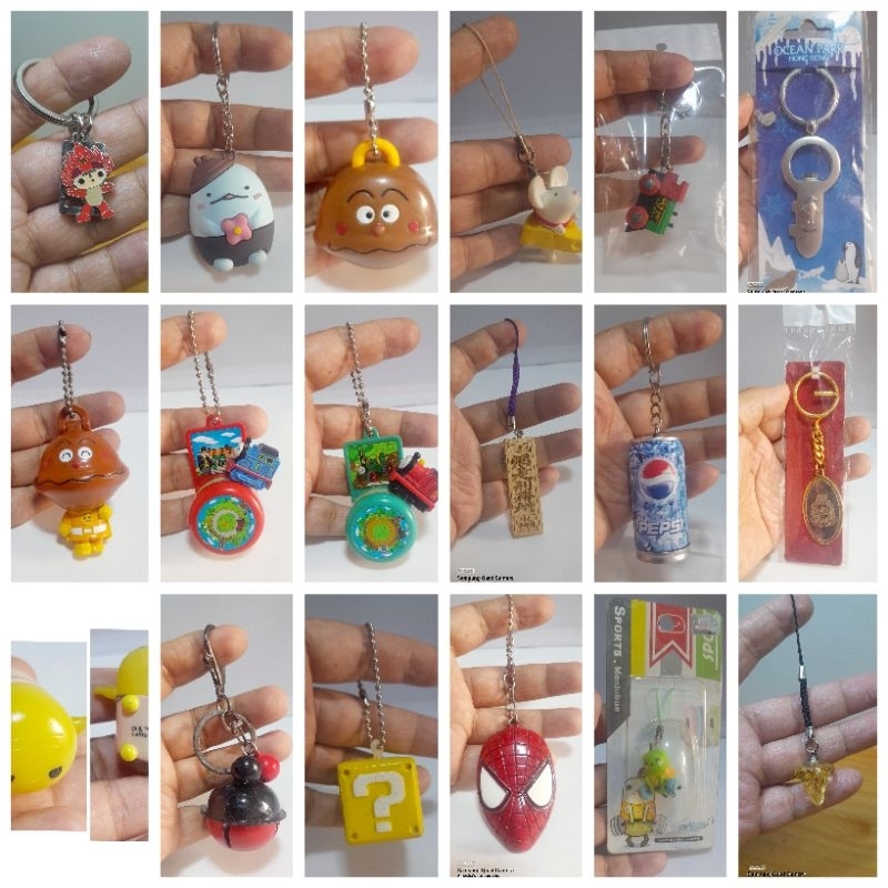 Assorted keychains phone holders from HK/ Japan surplus 1 | Shopee Philippines