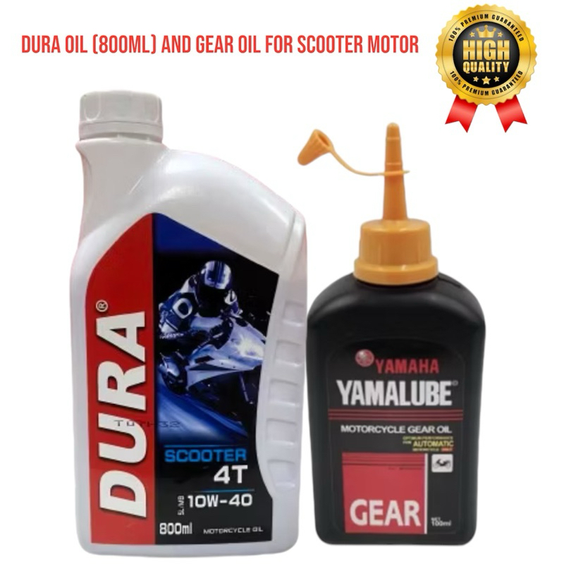 DURA OIL AND GEAR OIL FOR ALL SCOOTER MOTOR (MIO,NMAX,AEROX,BEAT,CLICK ...