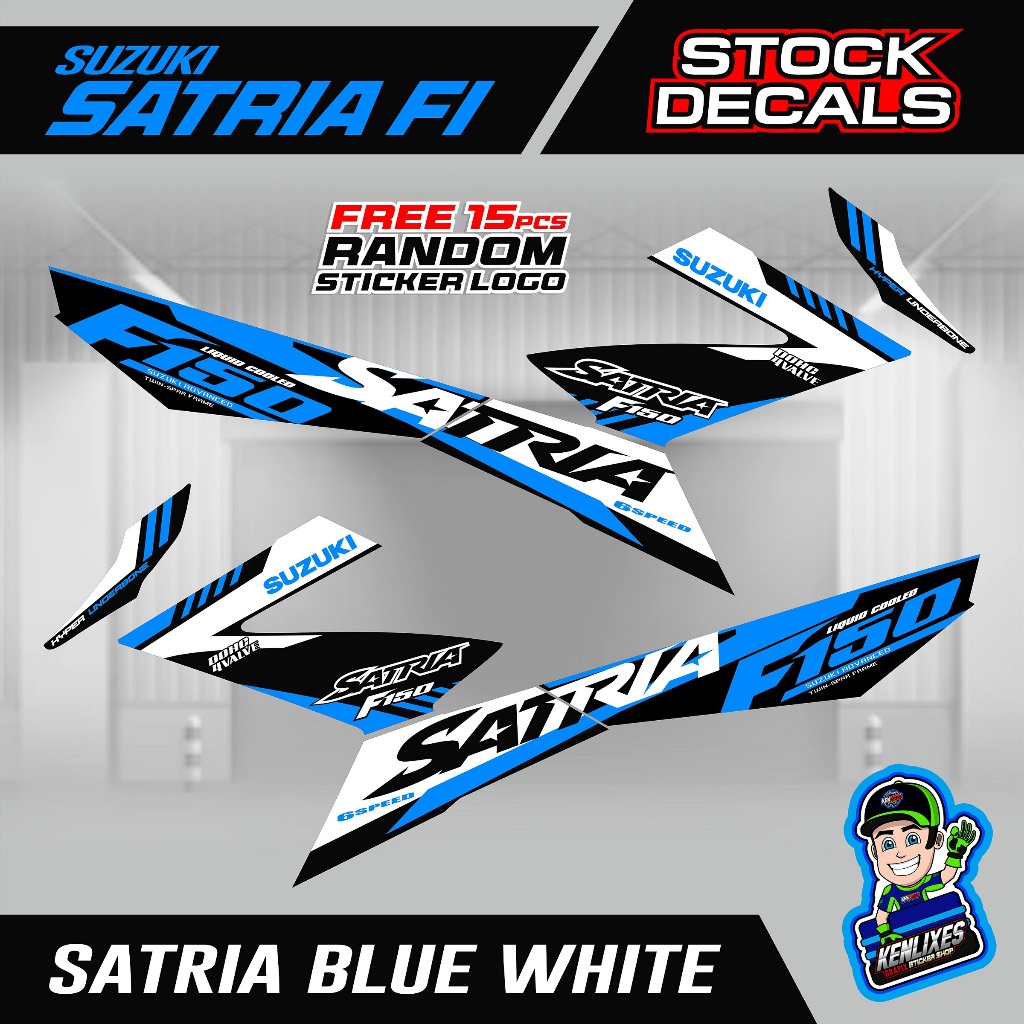Suzuki SATRIA/RAIDER F150 Fi Stock Decals 2021 | Shopee Philippines