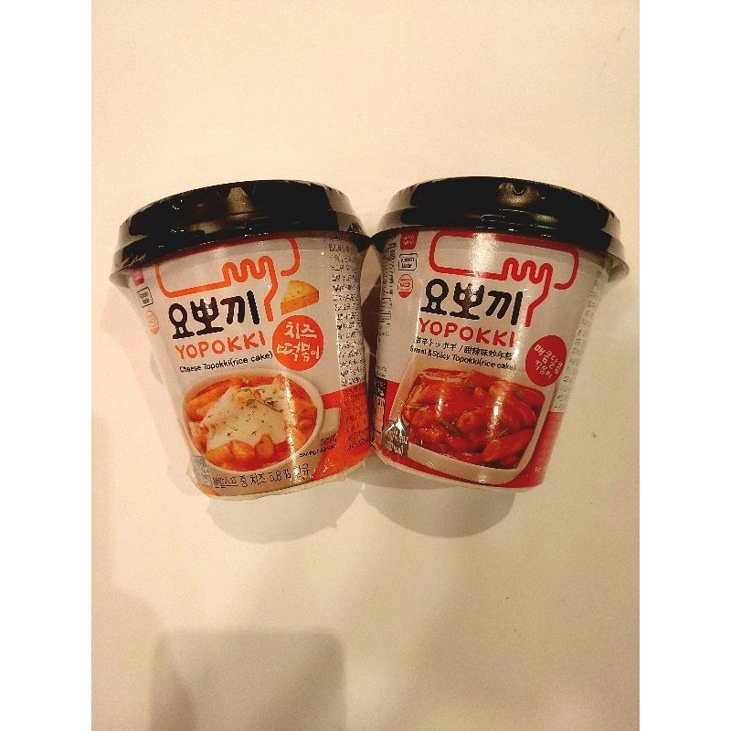 YOPOKKI [140g Instant Cup Noodles] Authentic Korean Tteokbokki Rice ...