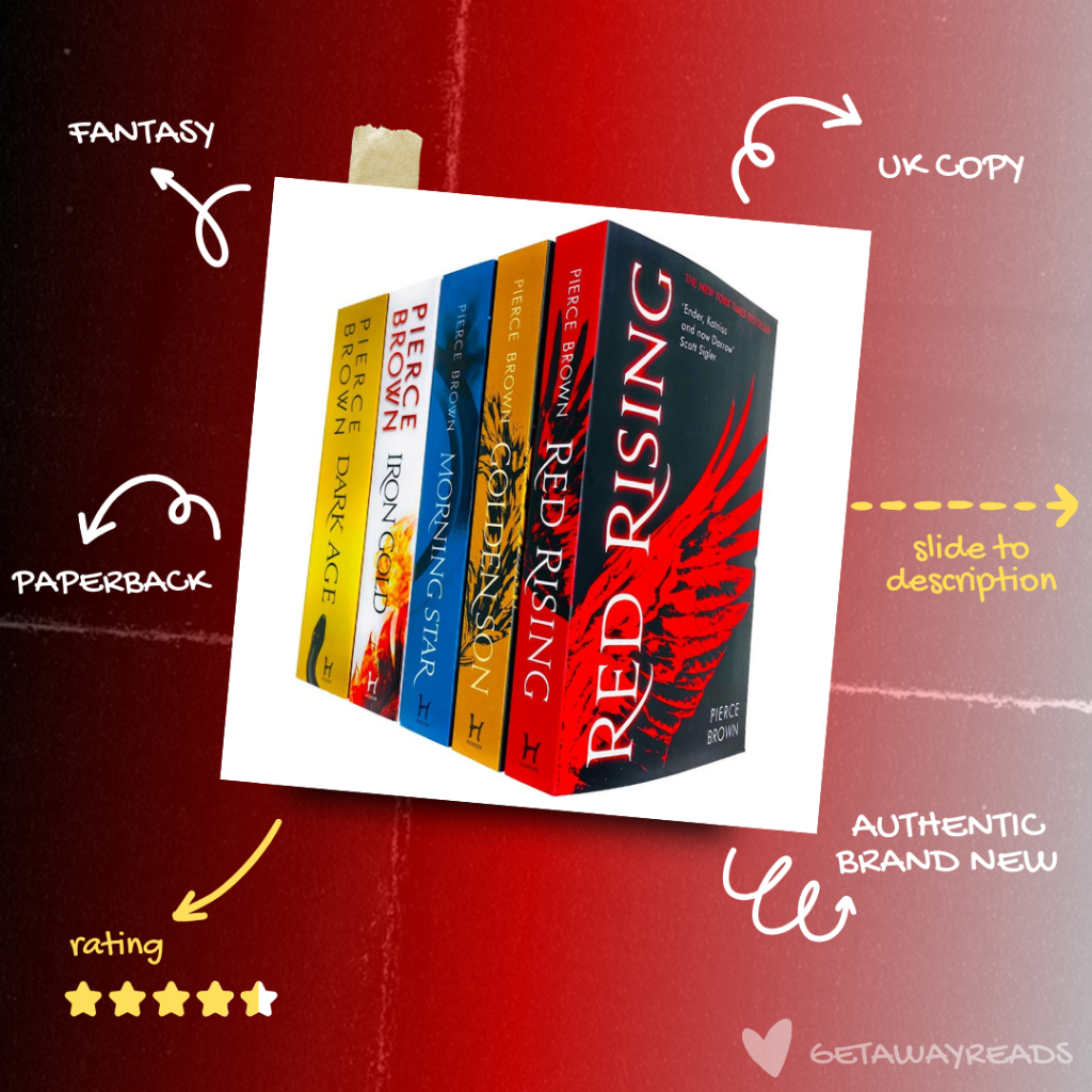 Red Rising Series Collection 5 Books Set Bundle By Pierce Brown (Paperback) | Shopee Philippines