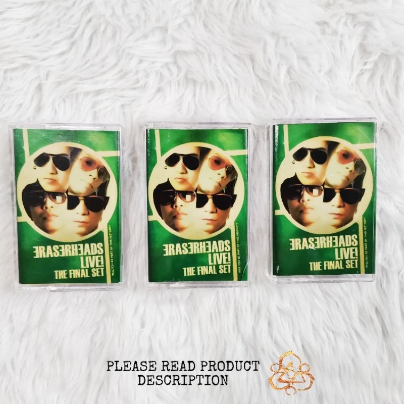 ERASERHEADS FINAL SET + ESQUIRE (3 SET) ALBUM CASSETTE TAPE | Shopee ...