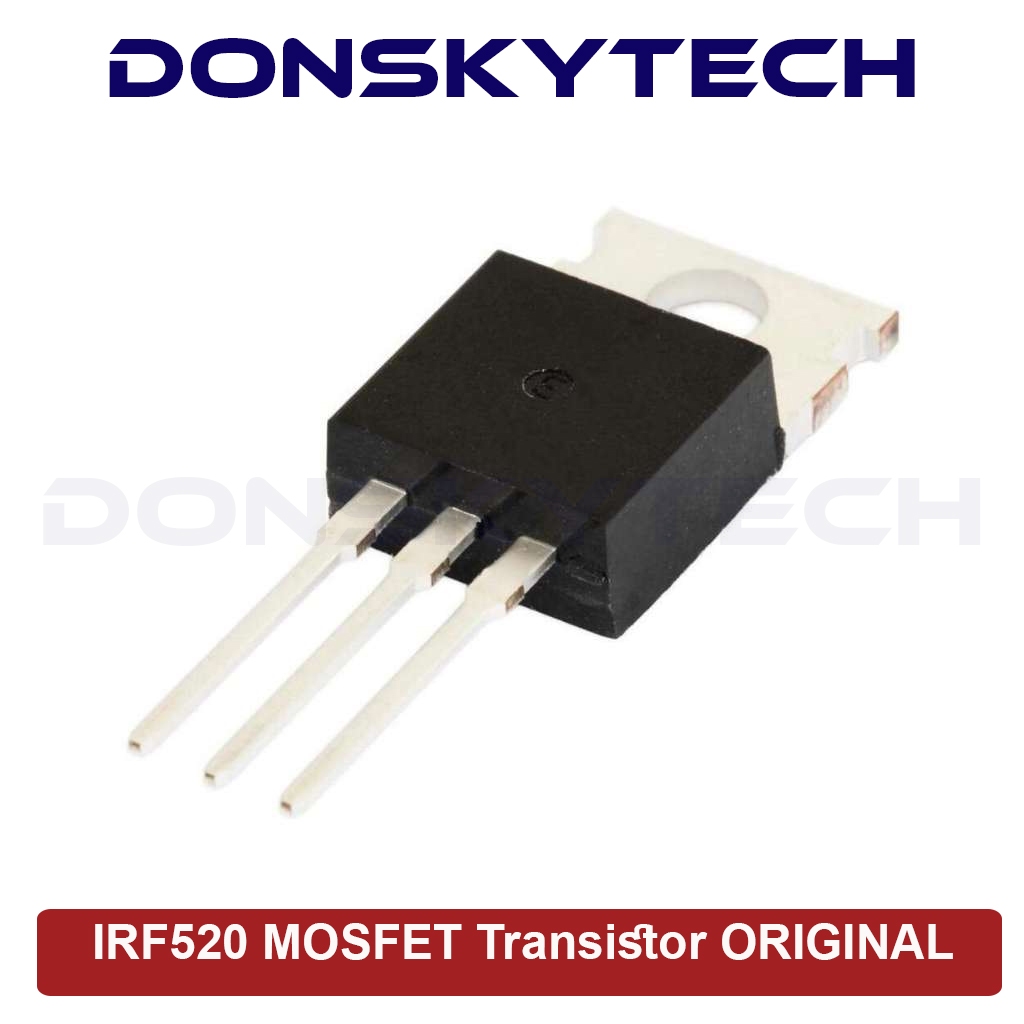 TRANSISTOR IRF520 ORIGINAL N-CHANNEL MOSFET TO-220 Package | Shopee Philippines