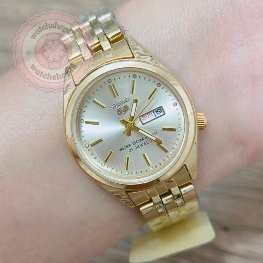 S127 Seiko-5 Two-tone Automatic Hand Movement Japan movement with ...