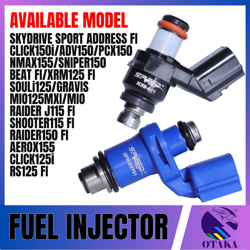MOTORCYCLE FUEL INJECTOR FOR BEAT FI / CRM 125 /CLICK 125I / AEROX ...