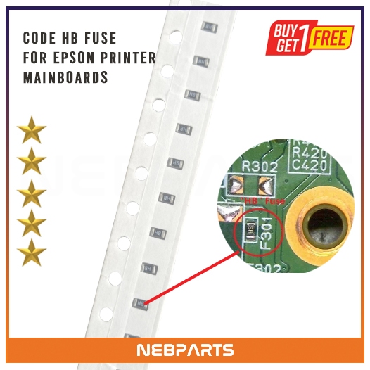 Code HB Fuse for Epson Printer Mainboards / Replacement Fuse Bnew 2pcs ...