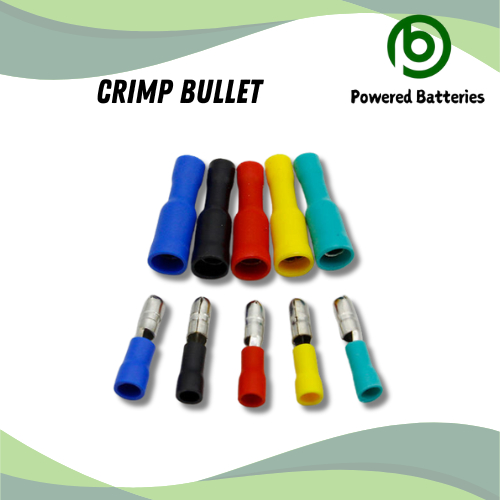 Crimp Bullet Terminals Wire Connectors Bullet Butt Insulated Waterproof ...