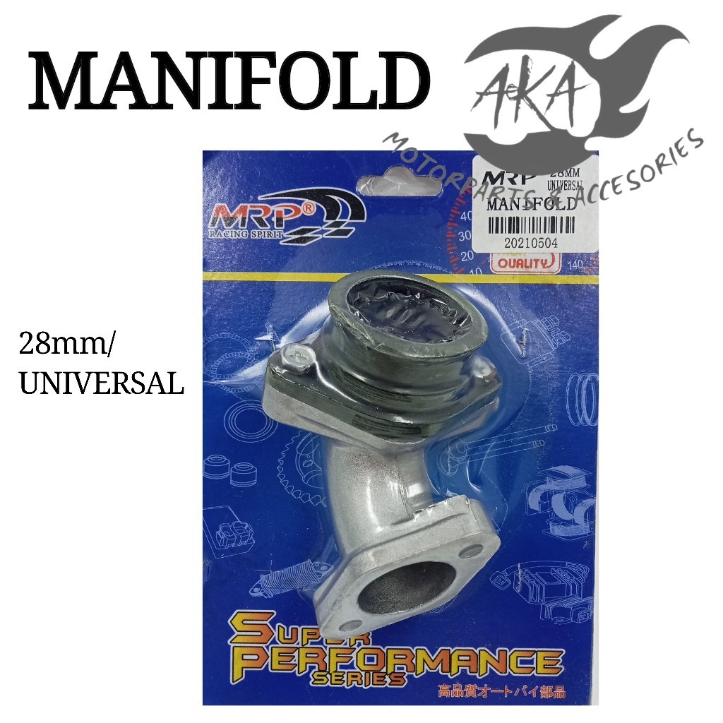 MRP CARBURETOR MANIFOLD FOR 28MM UNIVERSAL-MOTORCYCLE PARTS | Shopee ...
