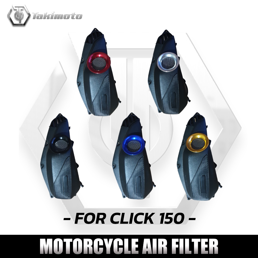 Takimoto Air Filter Motorcycle Accessories For Honda Click 150 | Shopee ...