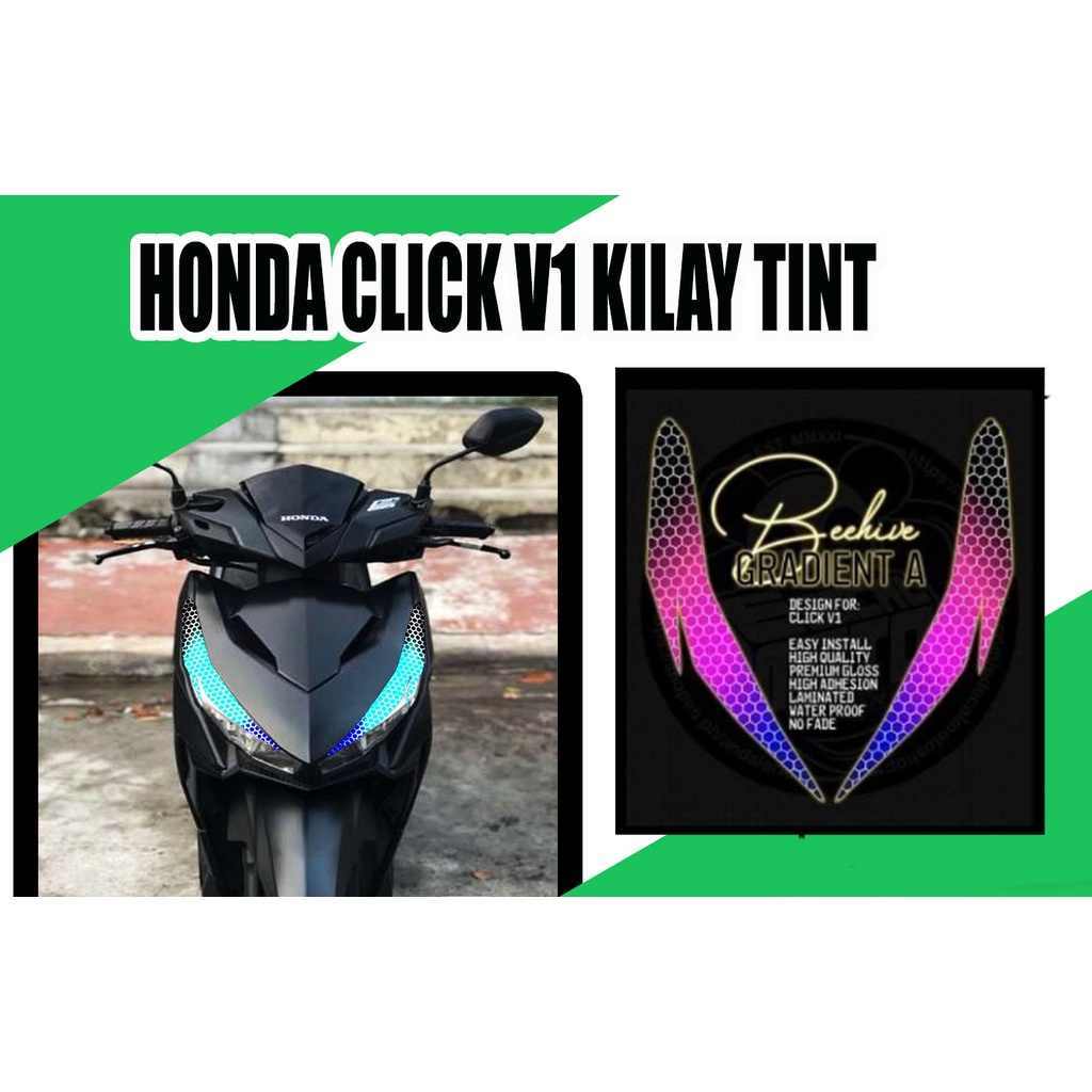 HONDA CLICK KILAY TINT FOR V1 GRADIENT DESIGN/HONDA CLICK KILAY V1 ...