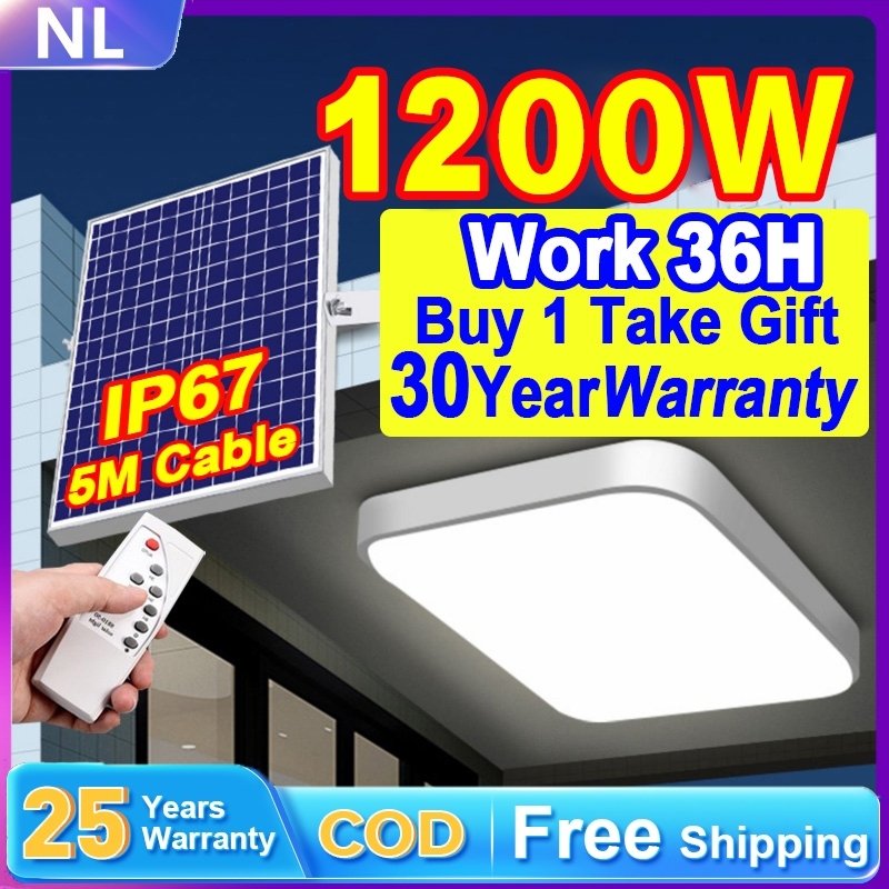 NL solar lights indoor light 1000W solar ceiling light cover indoor ...